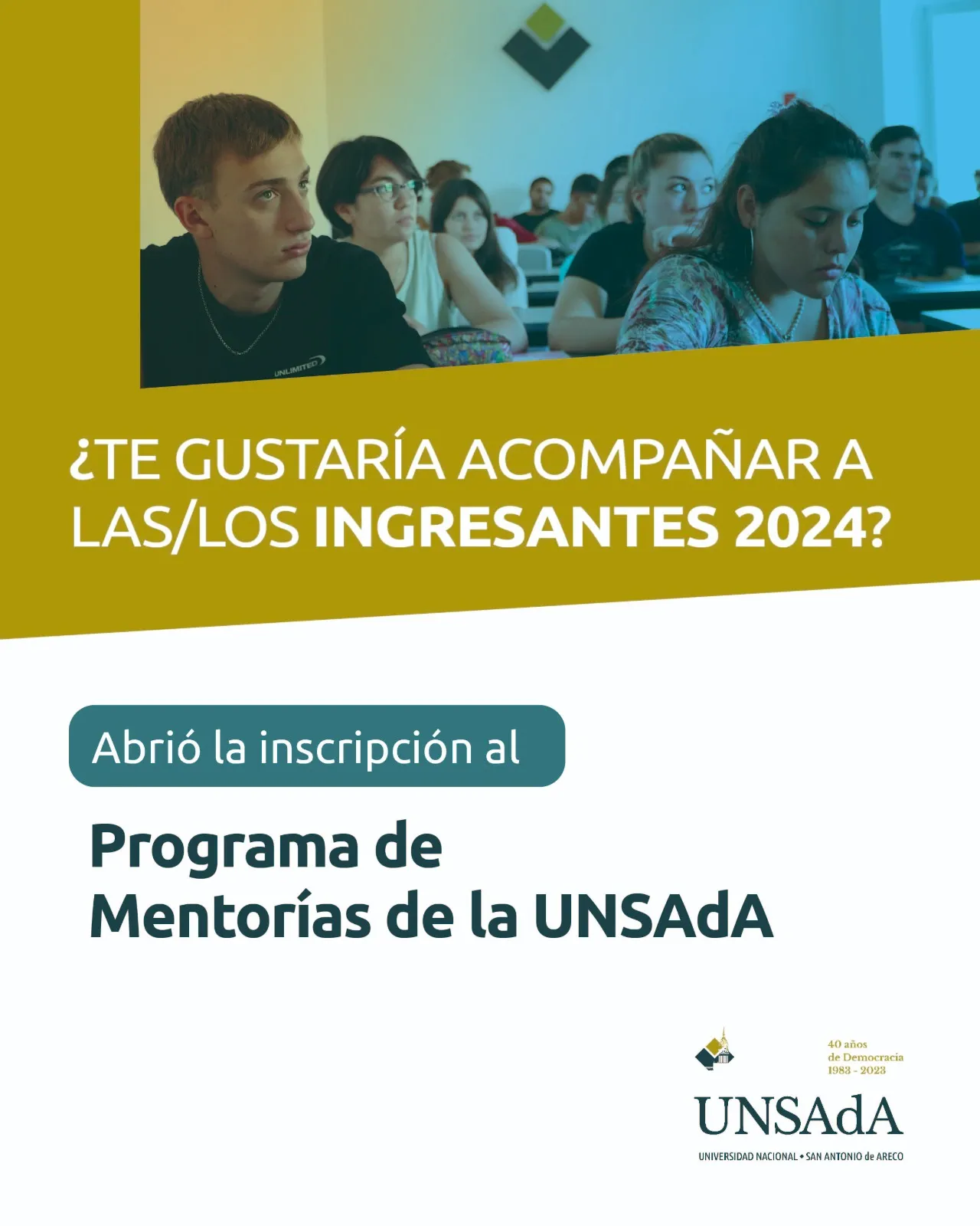 Programa de Mentorías de la UNSAdA