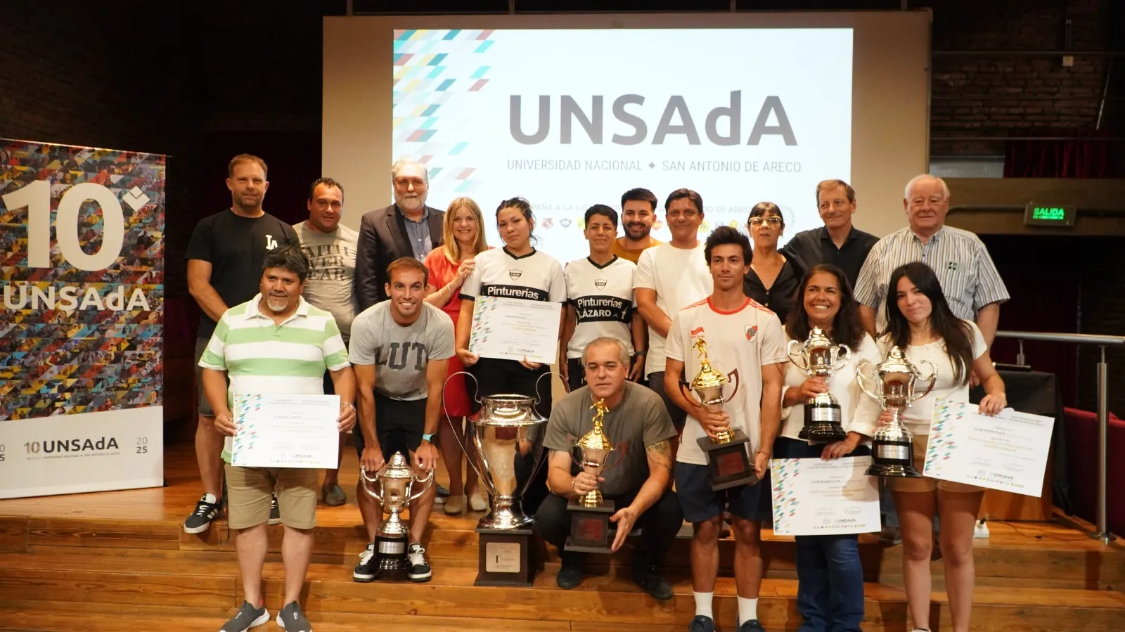 Noche de campeones en la UNSAdA