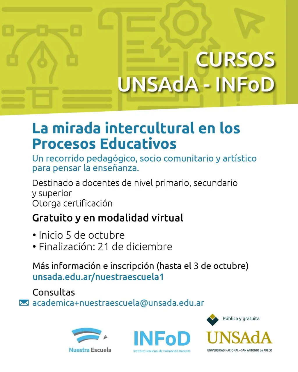 Cursos UNSAdA-INFoD